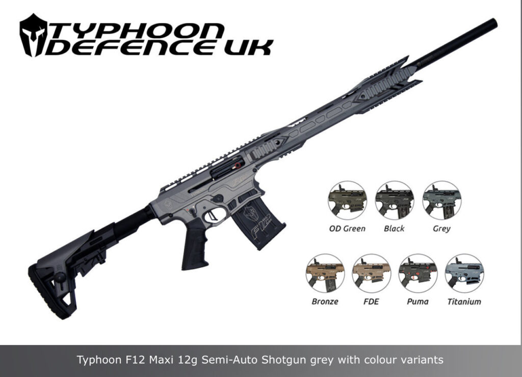 Typhoon F12 Maxi 12G Grey – Shooter Ready